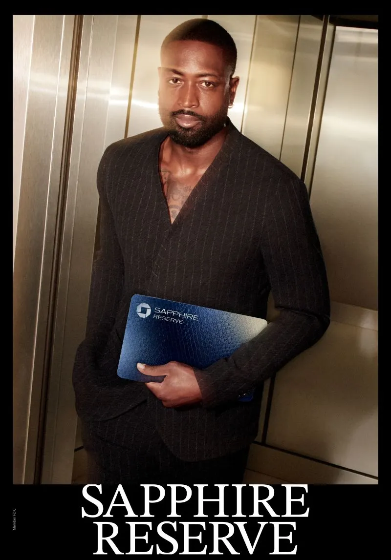 Dwyane Wade Chase Sapphire Reserve marketing campaign